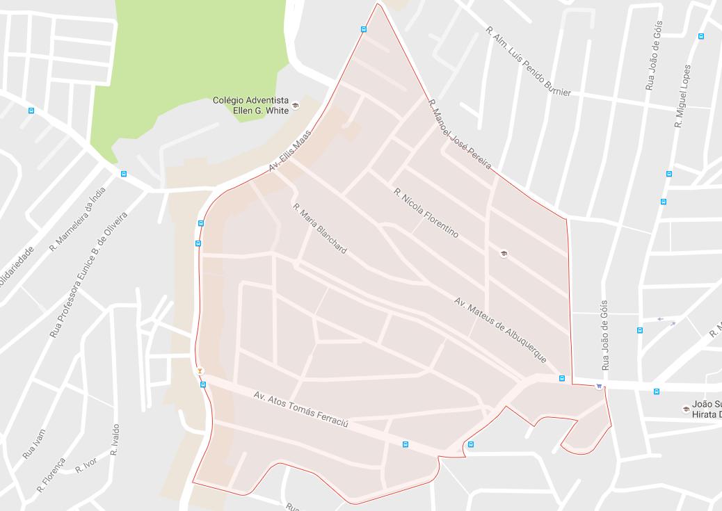 Capão Redondo São Paulo mapa - Mapa do Capão Redondo São Paulo (Brasil)