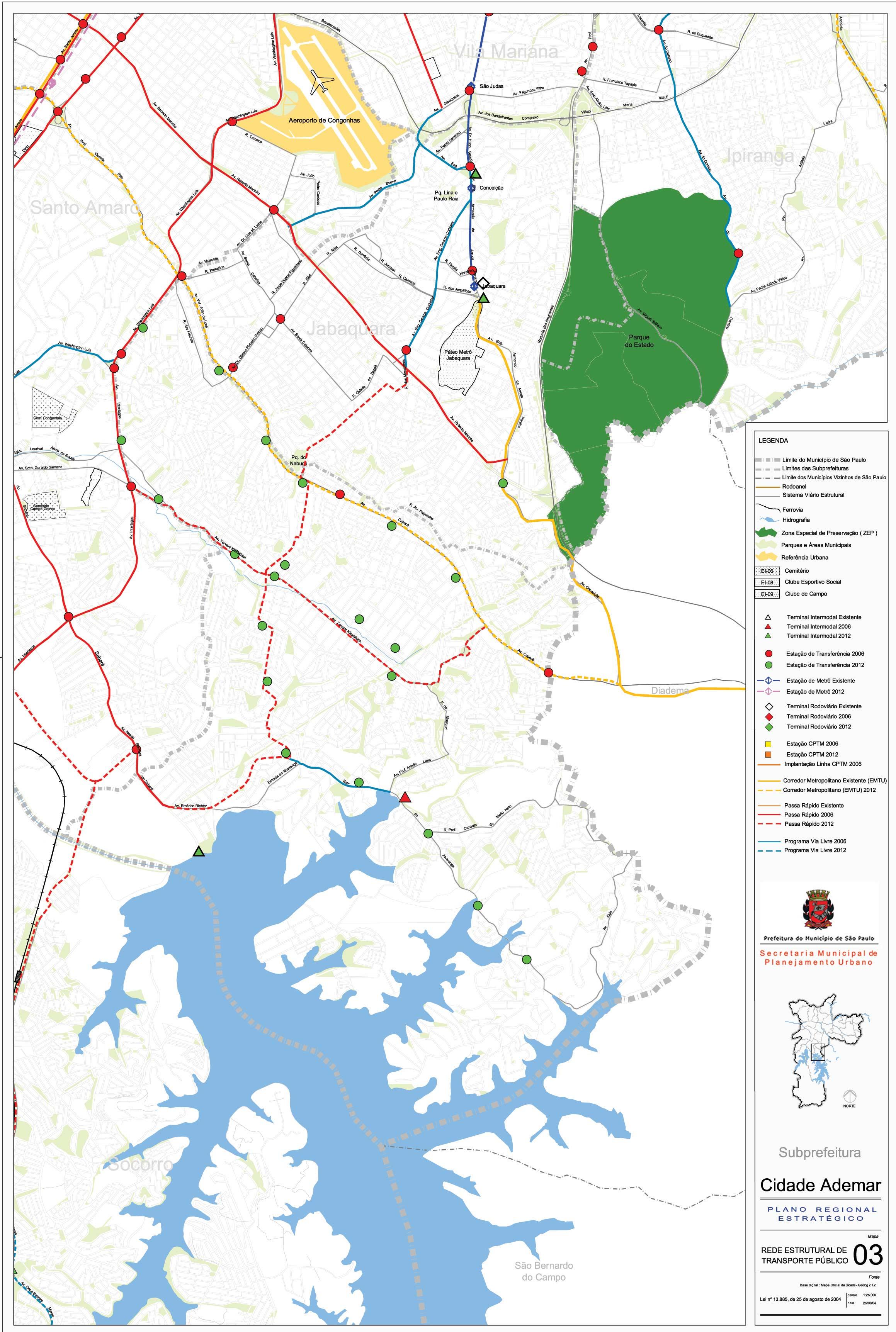 Cidade Ademar São Paulo - transportes Públicos map - Mapa de Cidade ...