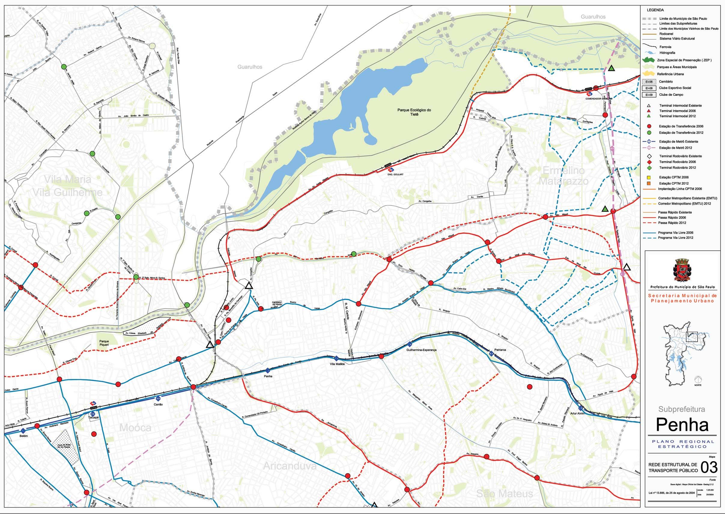 Penha São Paulo - transportes Públicos, mapa - Mapa da Penha São Paulo ...