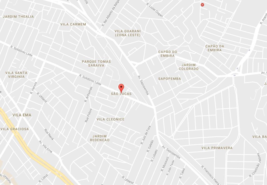 São Lucas São Paulo mapa - Mapa de São Lucas São Paulo (Brasil)